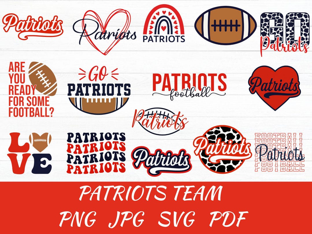 Patriots Team Svg , Patriots School Spirit Svg , Retro Design , Patriot ...