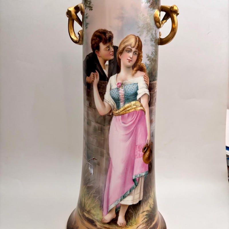 Antique Edwardian Vases - Etsy