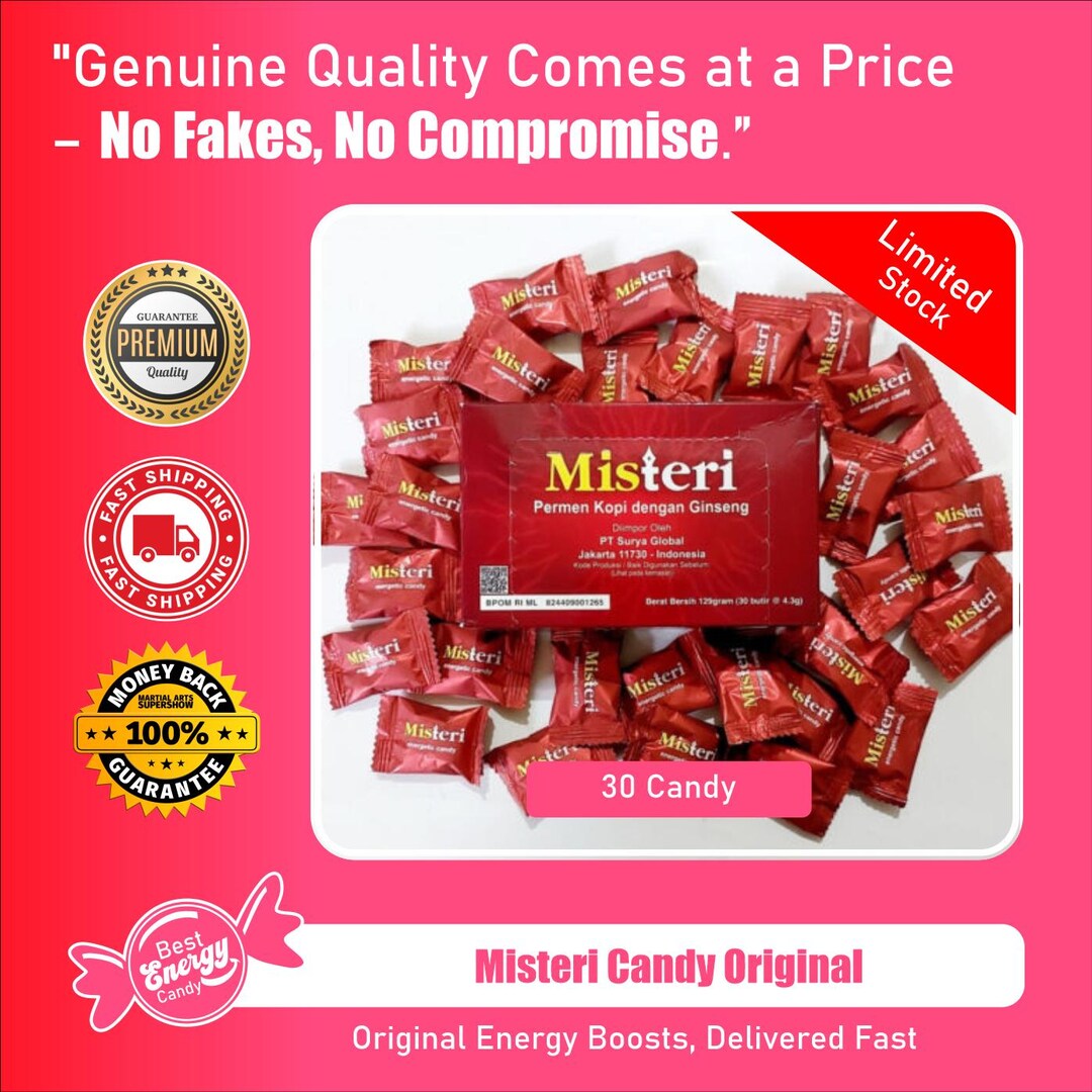Misteri Herbal Candy, Exotic Coffee Sweet From Asia, Unique Gift for ...