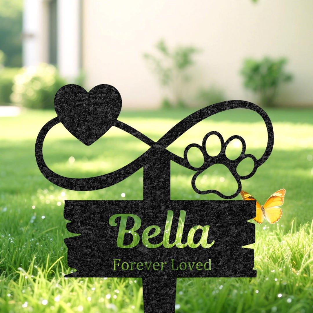Custom Pet Memorial Stake, Personalized Garden Decor - Etsy