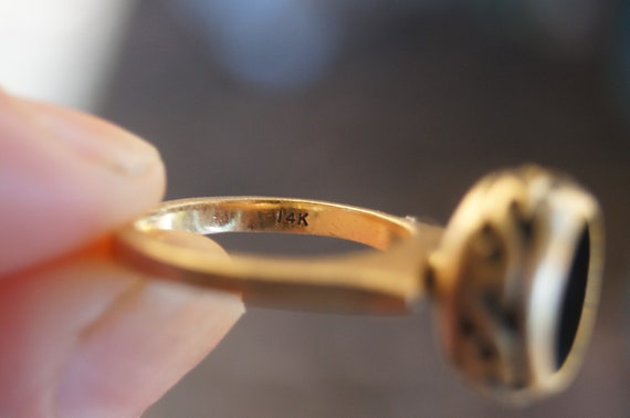 Modernist Design Mastercraft 14K gold Diamond Ring - Gem
