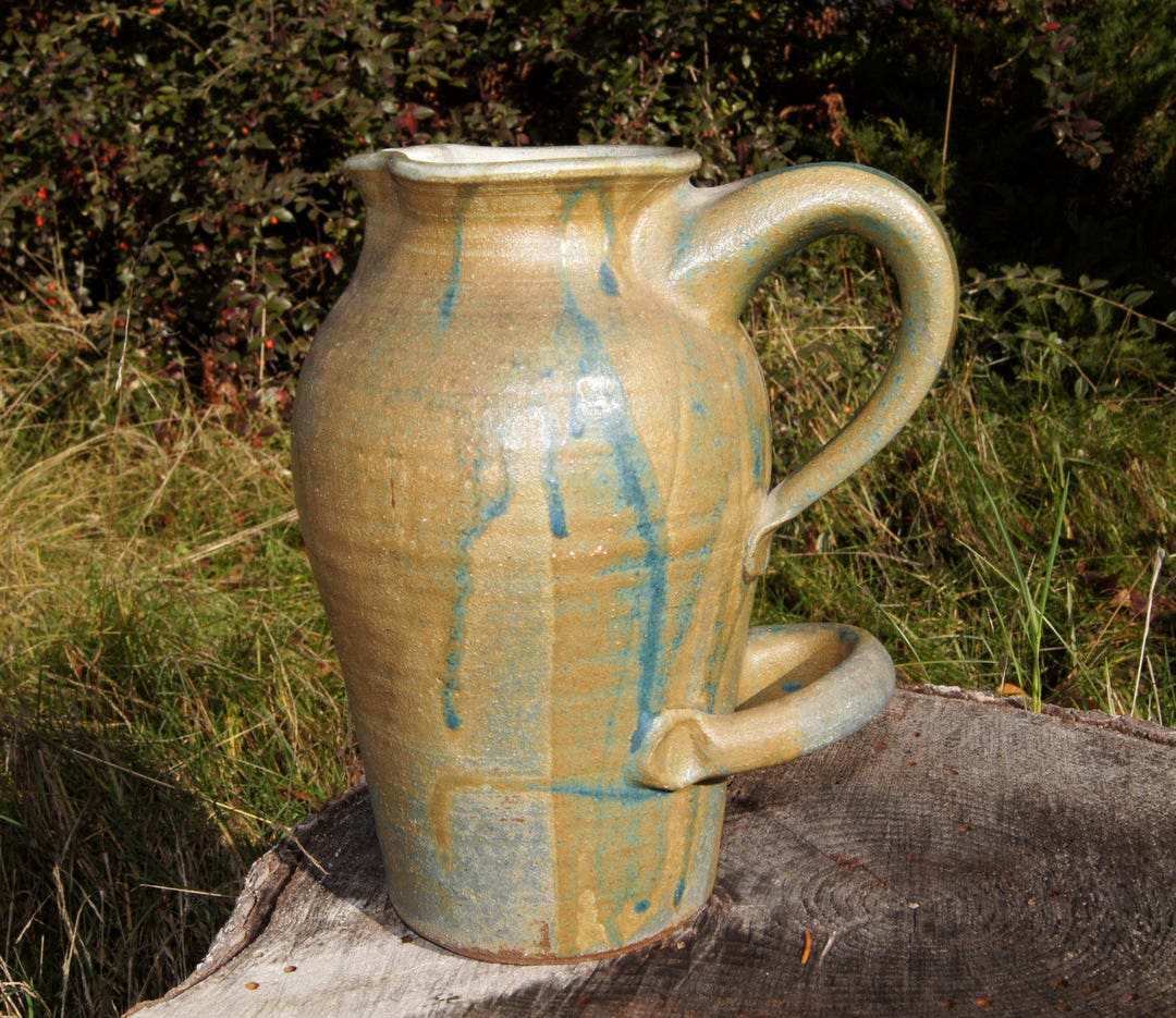 Orcas Island Pottery Large Handled Pitcher - Etsy
