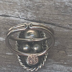 Modernist West German Germany Silver Tone Ring - Etsy