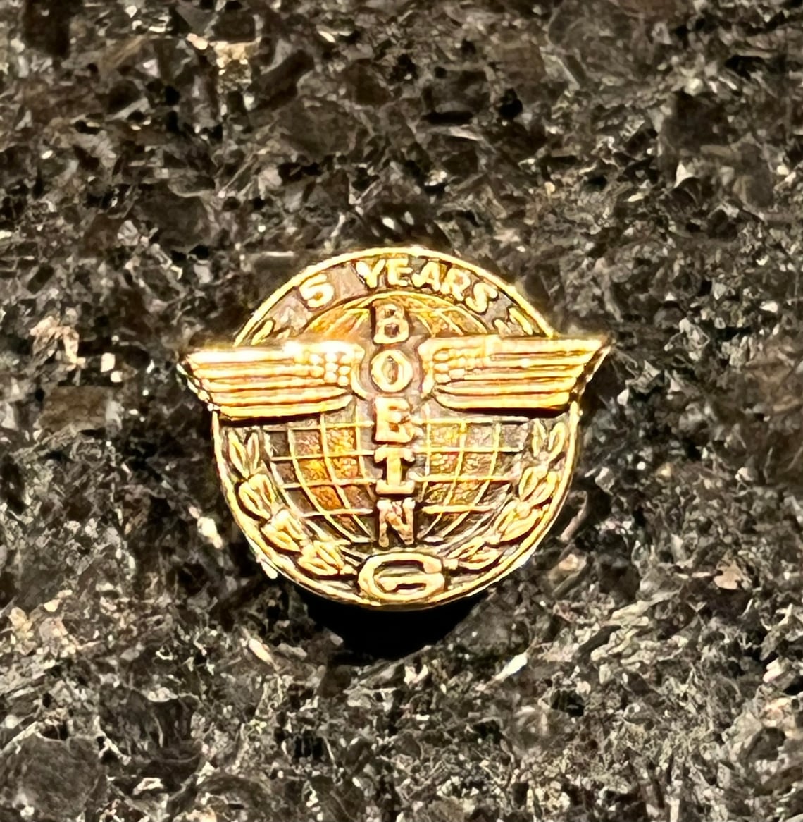 Boeing 5 Year 10k Gold Employee Service Pin Totem Pole Tie Tack - Etsy