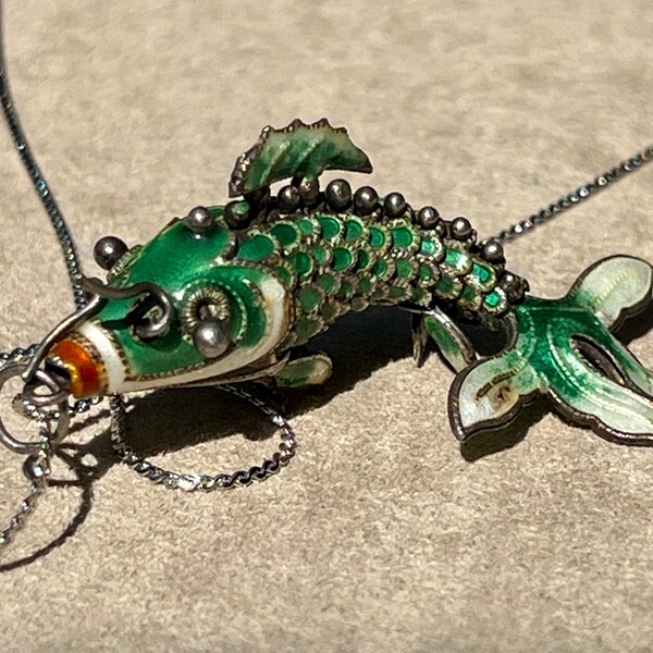 Enamel Fish - Etsy