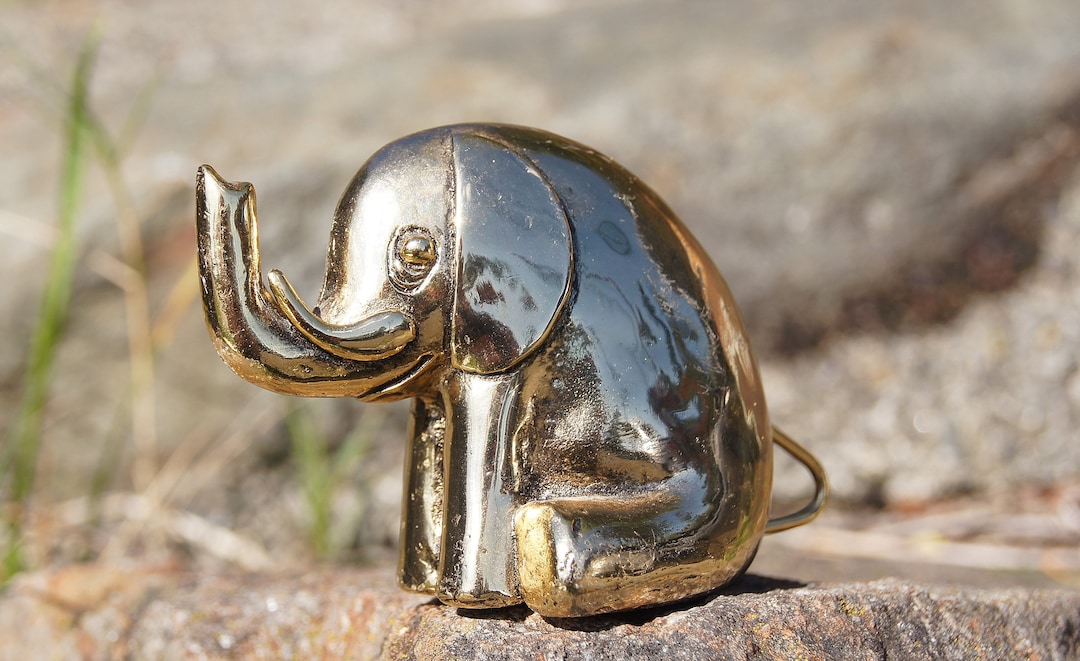 Joseph Addotta Small Elephant Sculpture Figurine - Etsy