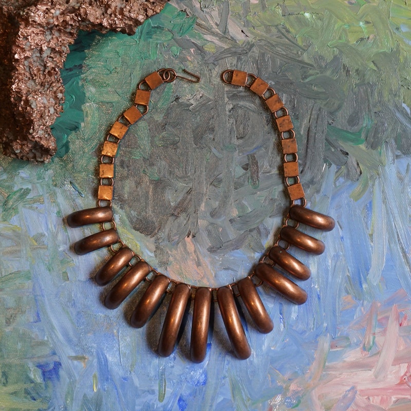 Copper Collar - Etsy