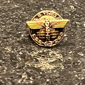 Boeing 5 Year 10k Gold Employee Service Pin Totem Pole Tie Tack - Etsy