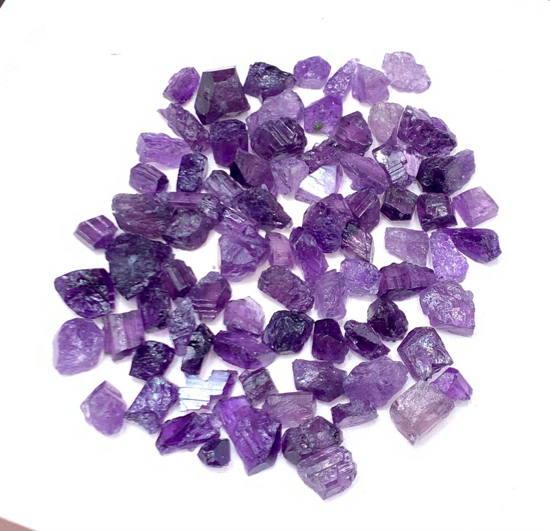 60 Gm Natural Scapolite/purple Scapolite A Rare Color Change Clean Gem ...