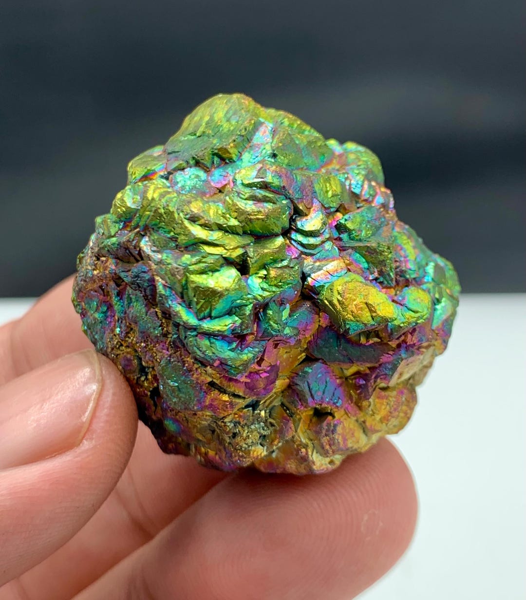 Rainbow Pyrite Flower Cluster Crystal, Pakistan, 100 Grams - Etsy