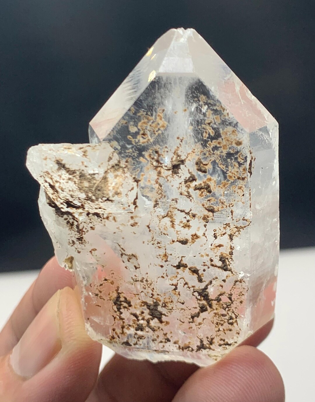 68 Faded Quartz Extraordinary Terminated Fully Lustrous Unique Crystal ...