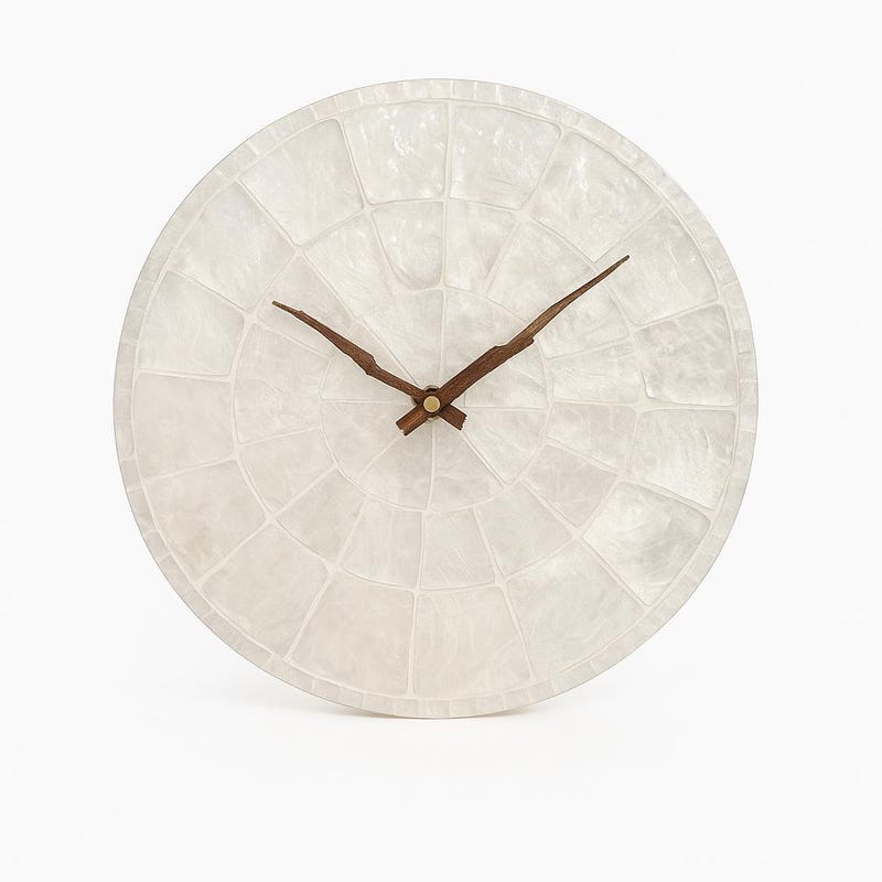 Pearl Quartz Clock - Etsy