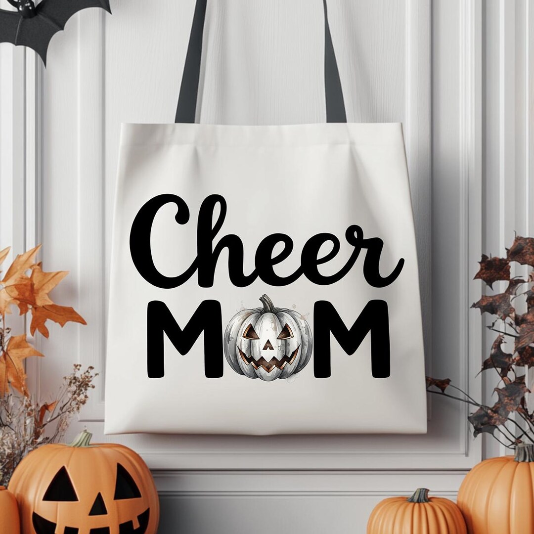 Cheer Mom Pumpkin PNG Halloween Cheerleading Clipart Digital Download ...