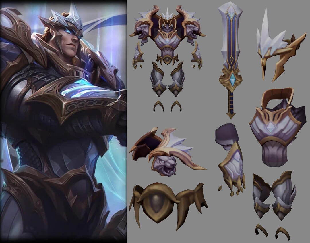 God King Garen Armor - League of Legends Cosplay: EVA Foam Templates ...