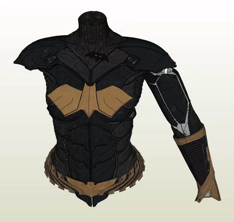 Batgirl Cosplay Armor Template | EVA Foam PDO File | Female Superhero ...