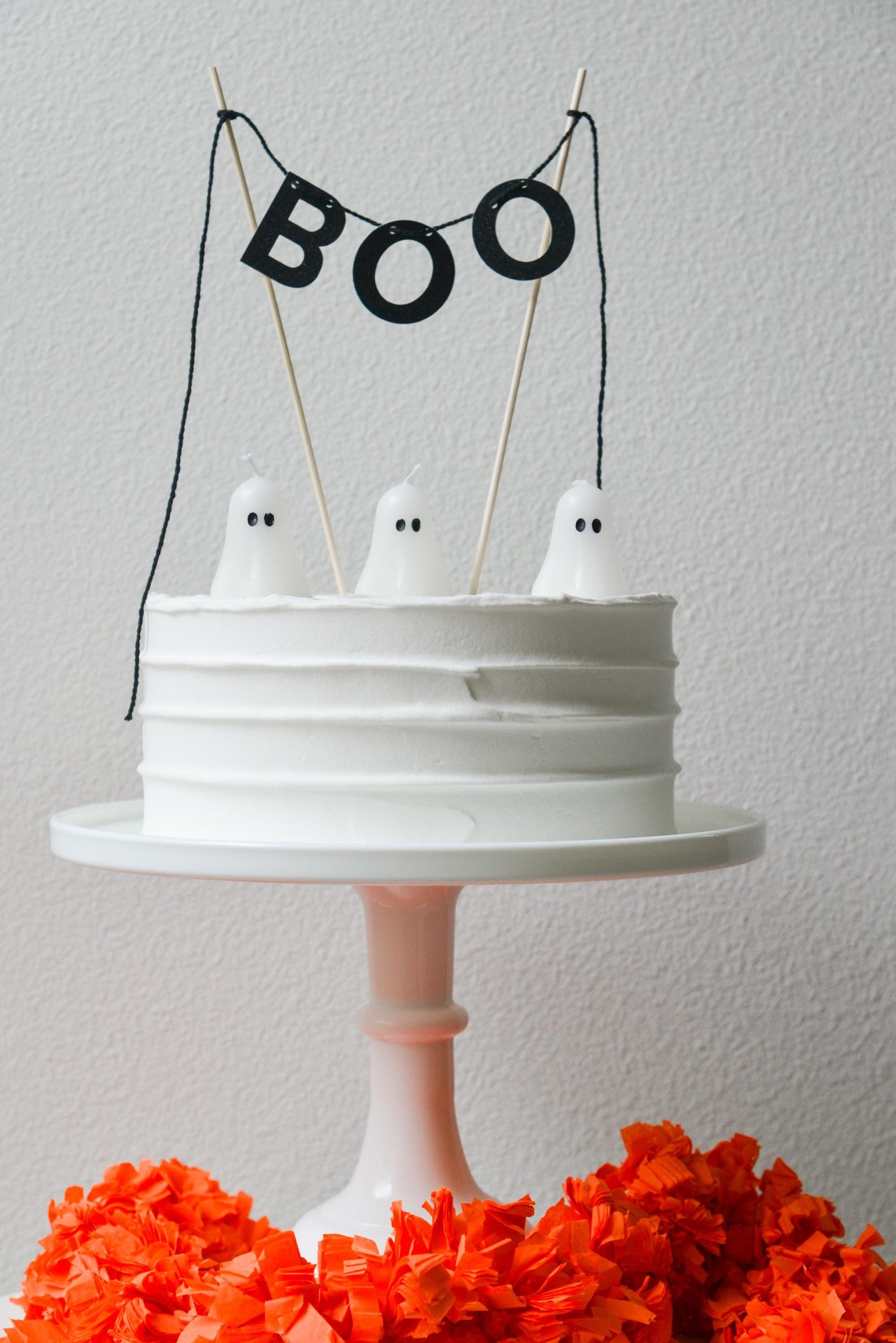Halloween BOO Ghost Cake Topper by Potter + Butler - Etsy