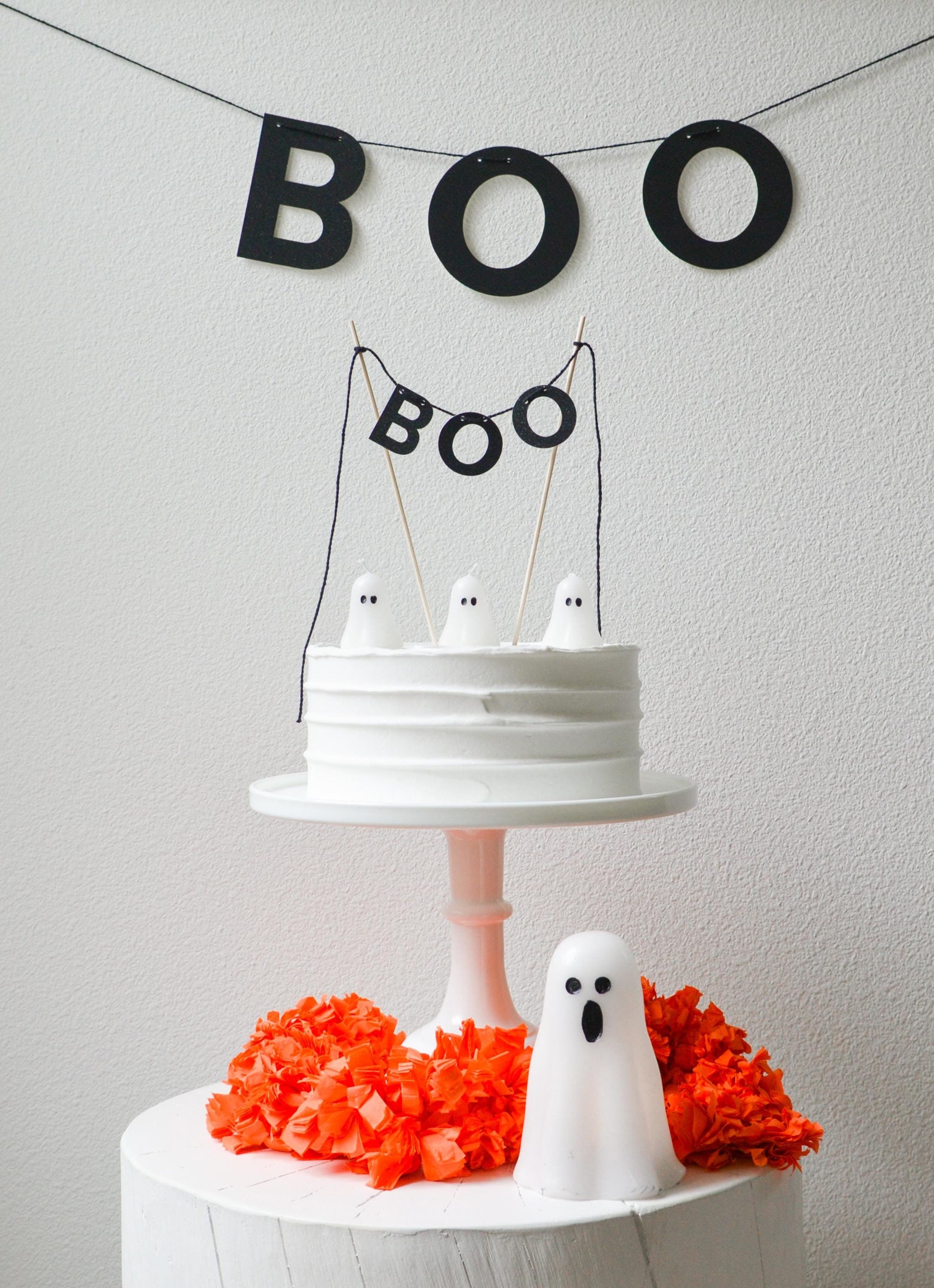 Halloween BOO Ghost Cake Topper by Potter + Butler - Etsy