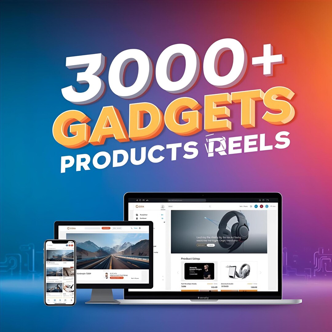 3000+ Viral Gadgets & Useful Products Reels | Ready-to-use Tiktok ...