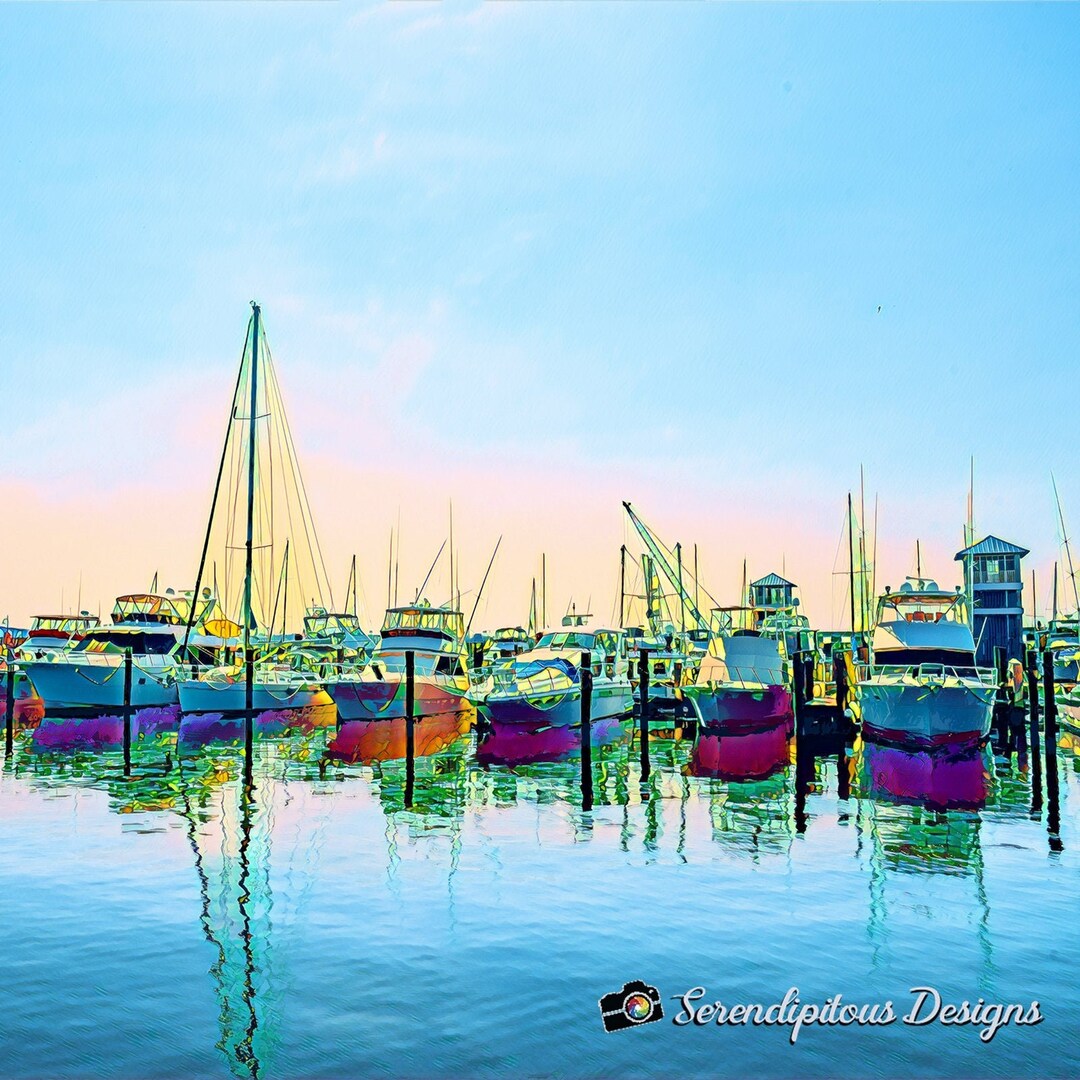 Bay St. Louis Mississippi Boats in the Harbour- Boat Photography ...