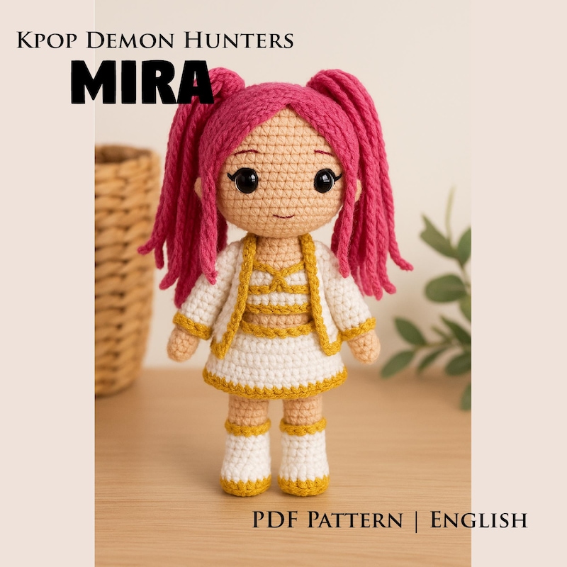 Kpop Demon Hunters Doll Mira - Etsy UK