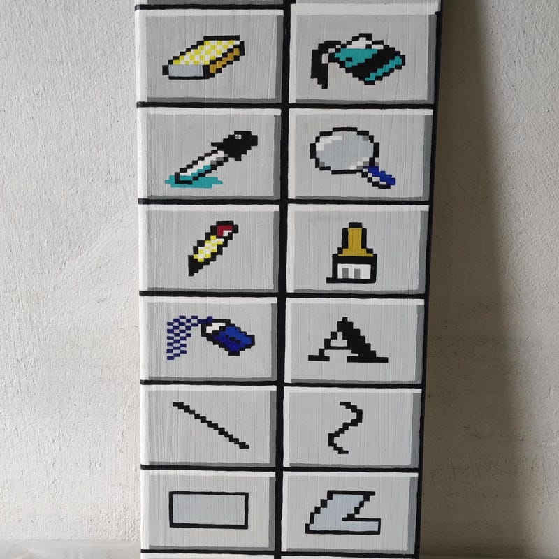 Ms Paint Mirror - Etsy