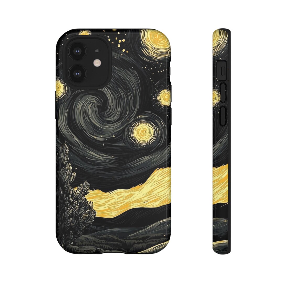 Dark Starry Night Tough Phone Case - Etsy