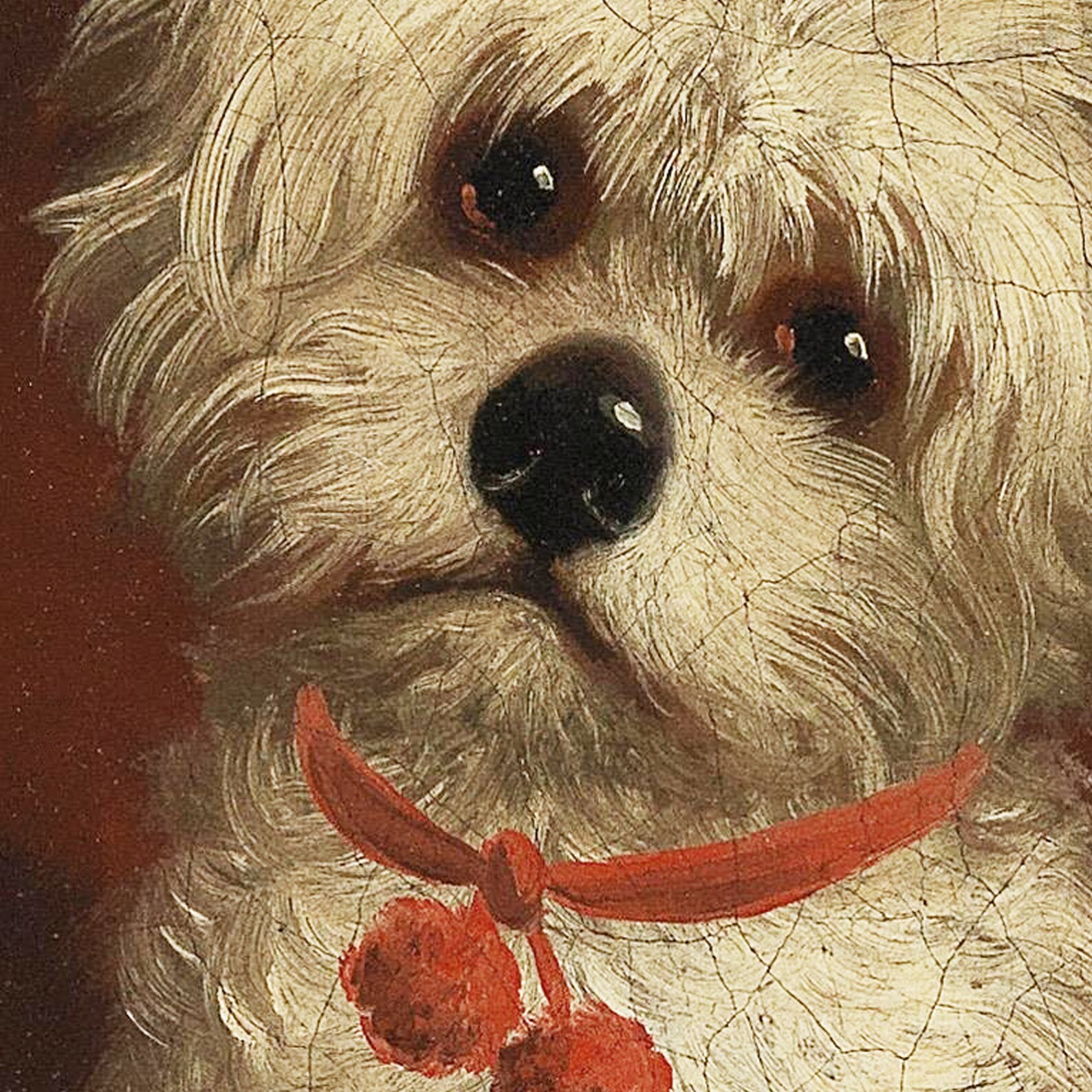 Vintage Pet Portrait Dog Painting Toy Dog Print Whimsical - Etsy