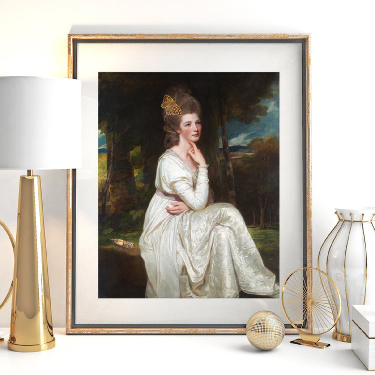 Alter Art Print Vintage Portrait Oil Painting Eclectic Wall - Etsy