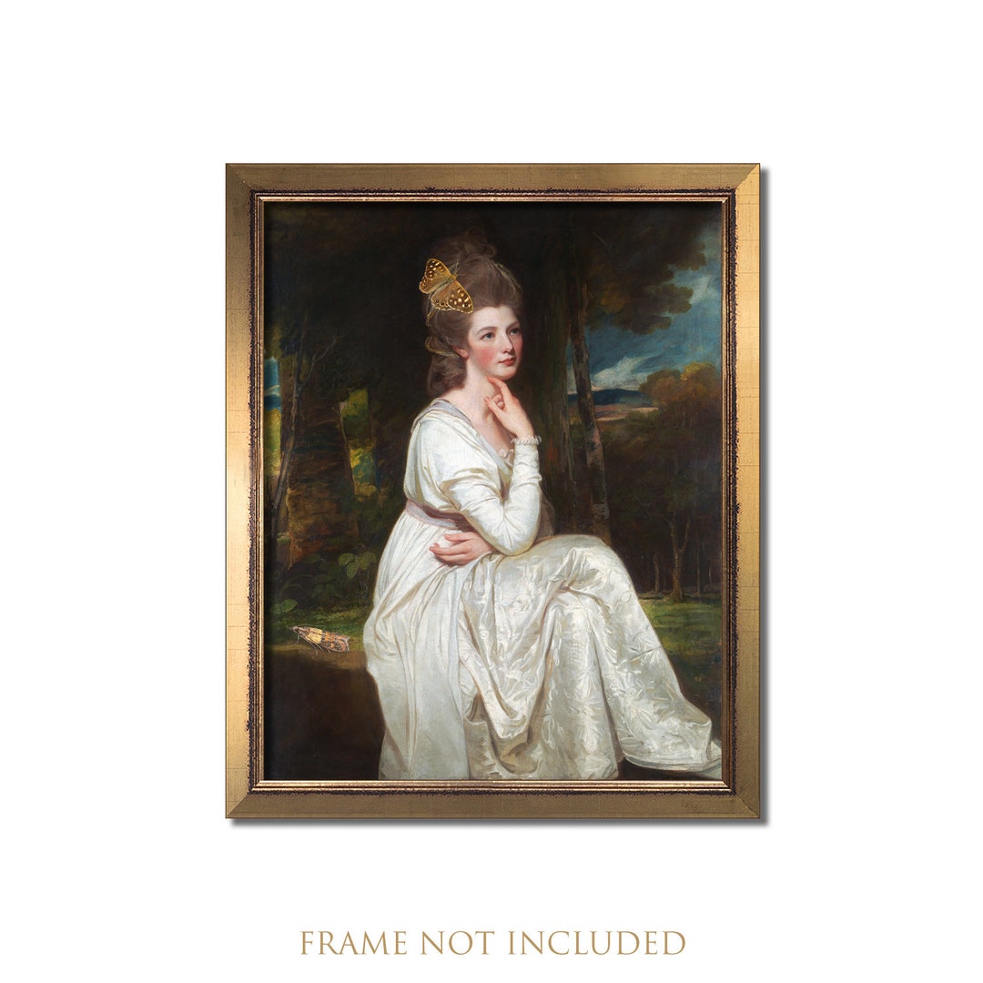 Alter Art Print, Vintage Portrait Oil Painting, Eclectic Wall Art ...