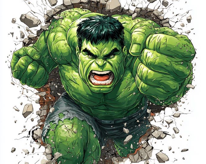 Incroyable Hulk Smash PNG - Clipart de super-héros vert s'écraser à ...