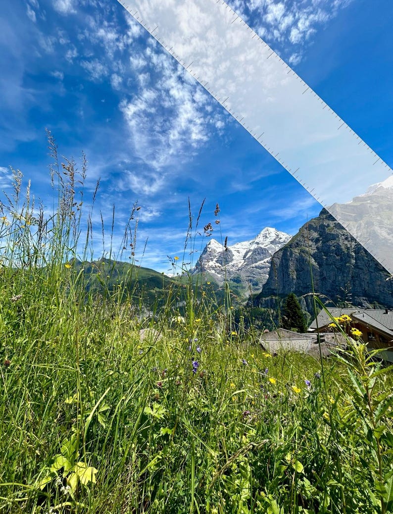 Swiss Alps Landscape Photography – Mountain Wall Art Print ...