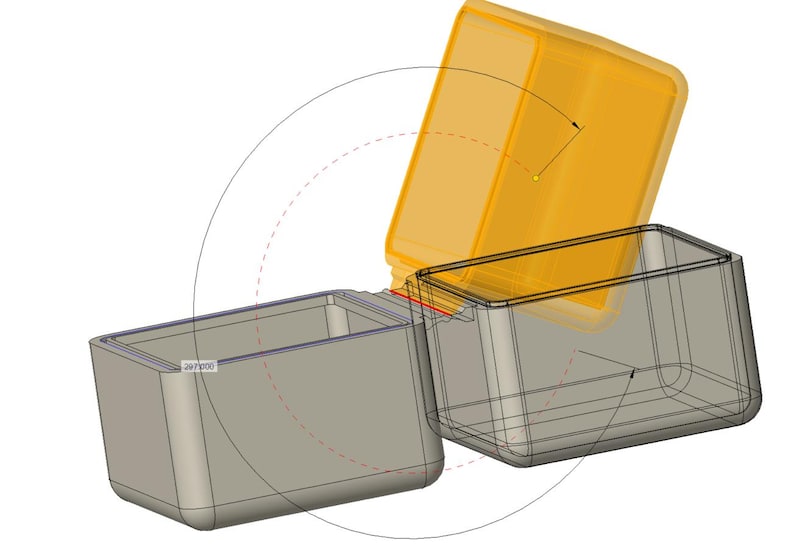 3D Printable Snap Lid Storage Box: STL CAD File (digital Download) - Etsy