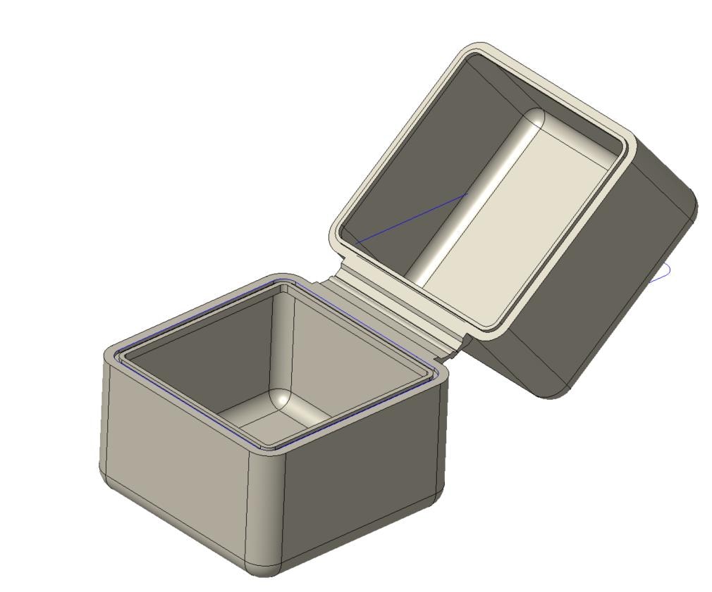 3D Printable Snap Lid Storage Box: STL CAD File (digital Download) - Etsy