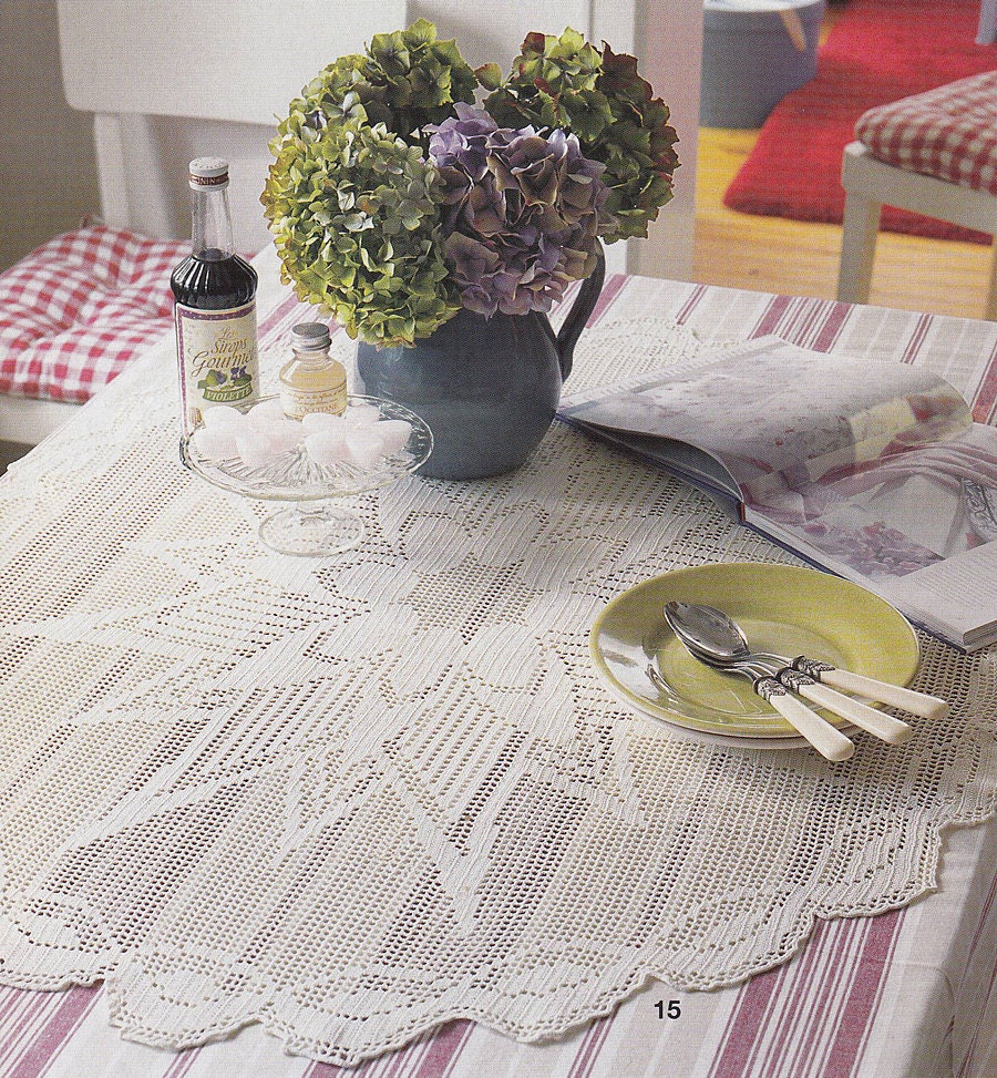 Pattern of Burda Special E659_15 Round, Fillet, Crochet, Lace, Cotton ...