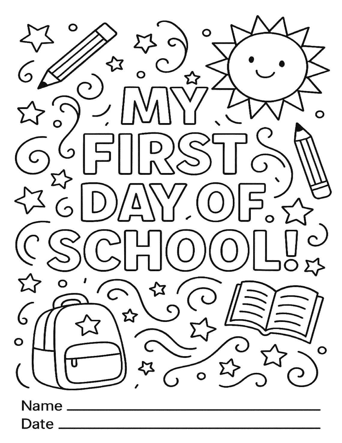 Back to School Activity Pack Printable – 3 Fun PDF Pages for Kids Ages ...