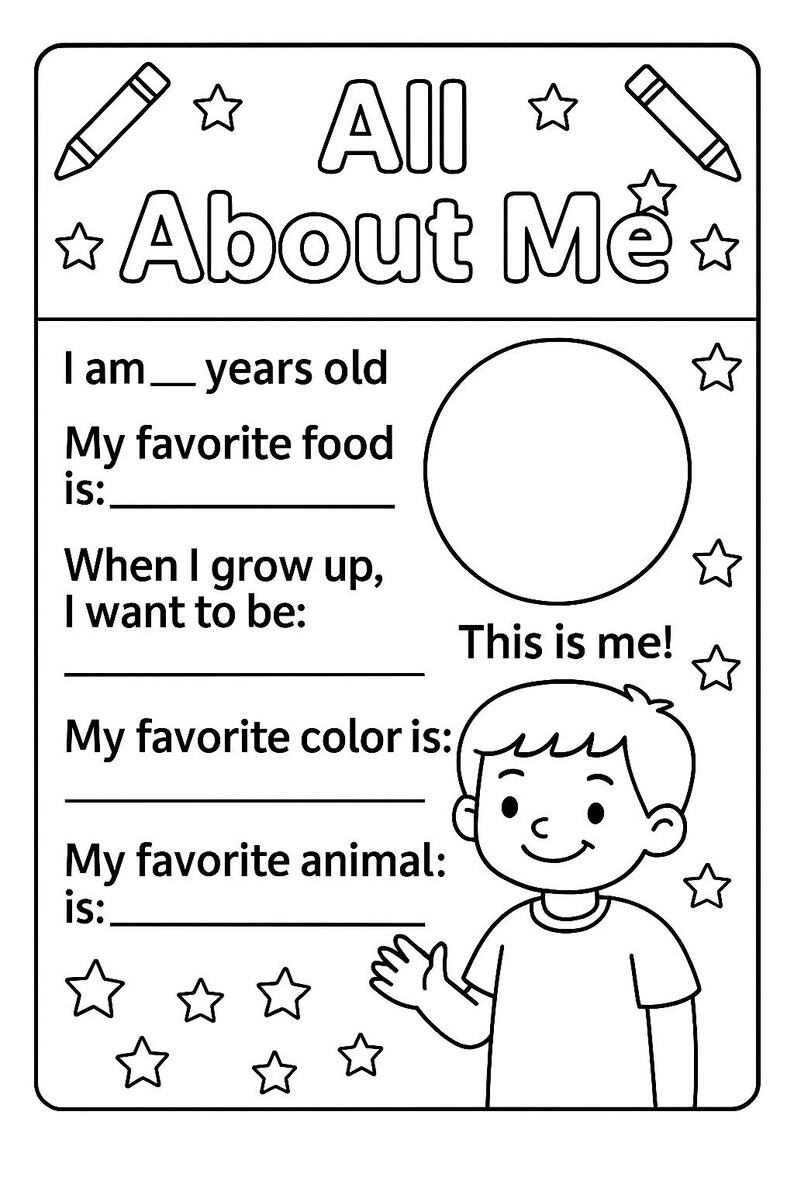 Back to School Activity Pack Printable – 3 Fun PDF Pages for Kids Ages ...