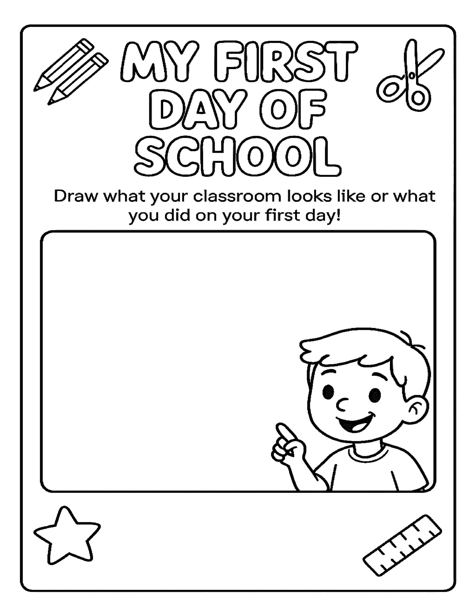 Back to School Activity Pack Printable – 3 Fun PDF Pages for Kids Ages ...
