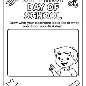 Back to School Activity Pack Printable – 3 Fun PDF Pages for Kids Ages ...