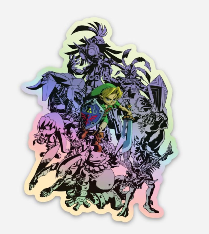 Legend of Zelda Majora’s Mask Sticker - Etsy