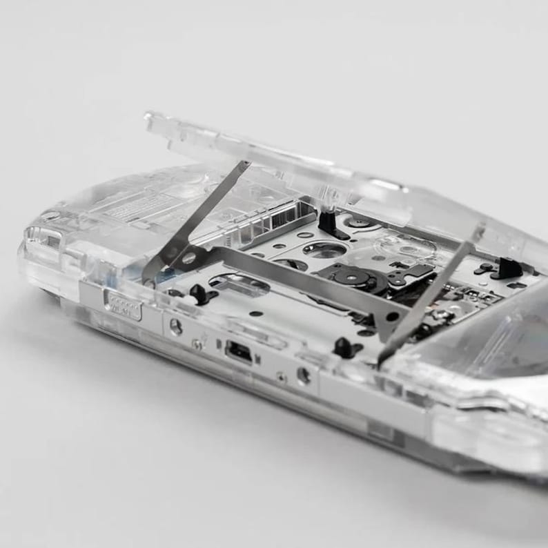 PSP 3000 Portable Obsidian Clear Edition – Custom Modded Console Bundle ...