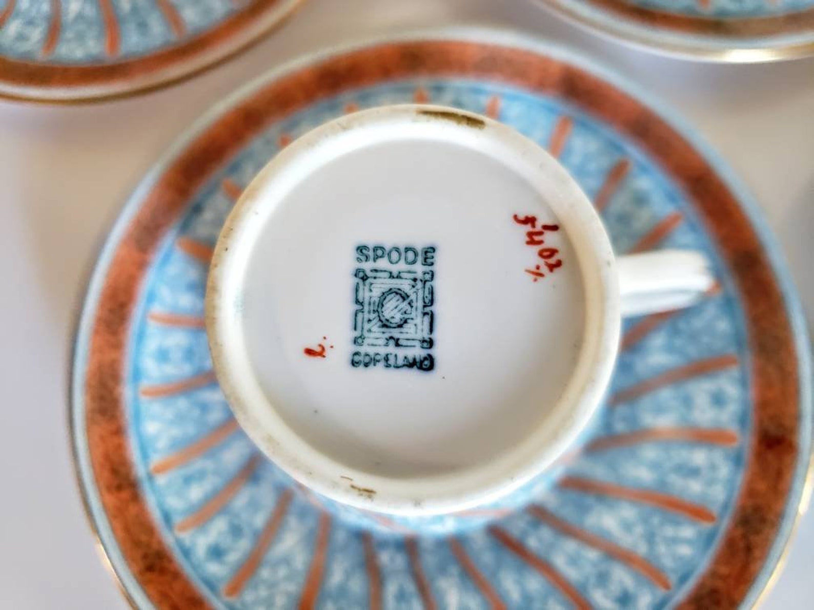 Antique Spode Copeland Demitasse Cups and Saucers Set of 5 - Etsy