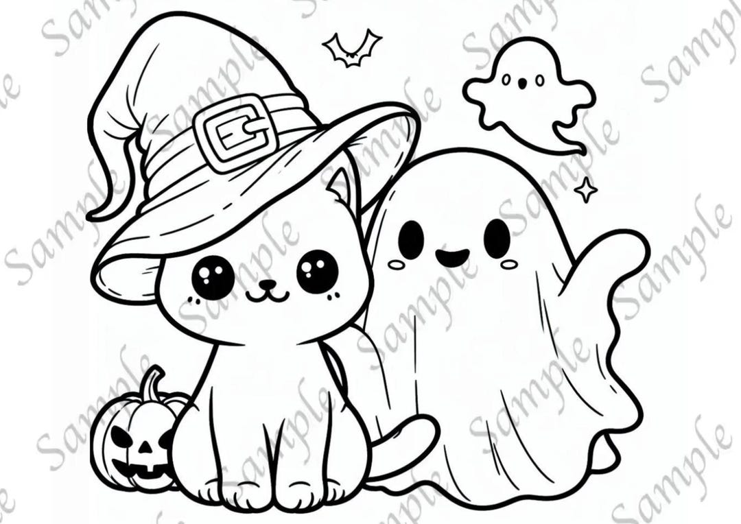 10 Printable Halloween Coloring Pages for Kids | Easy and Cute ...