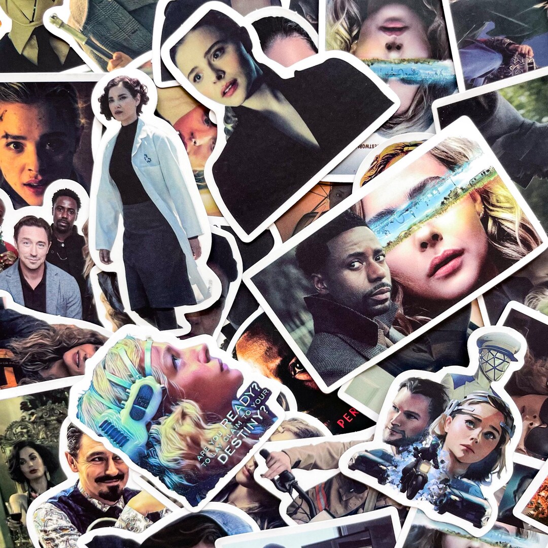 Pack of 50 Peripheral Stickers, Cool Sci-fi Character Stickers ...