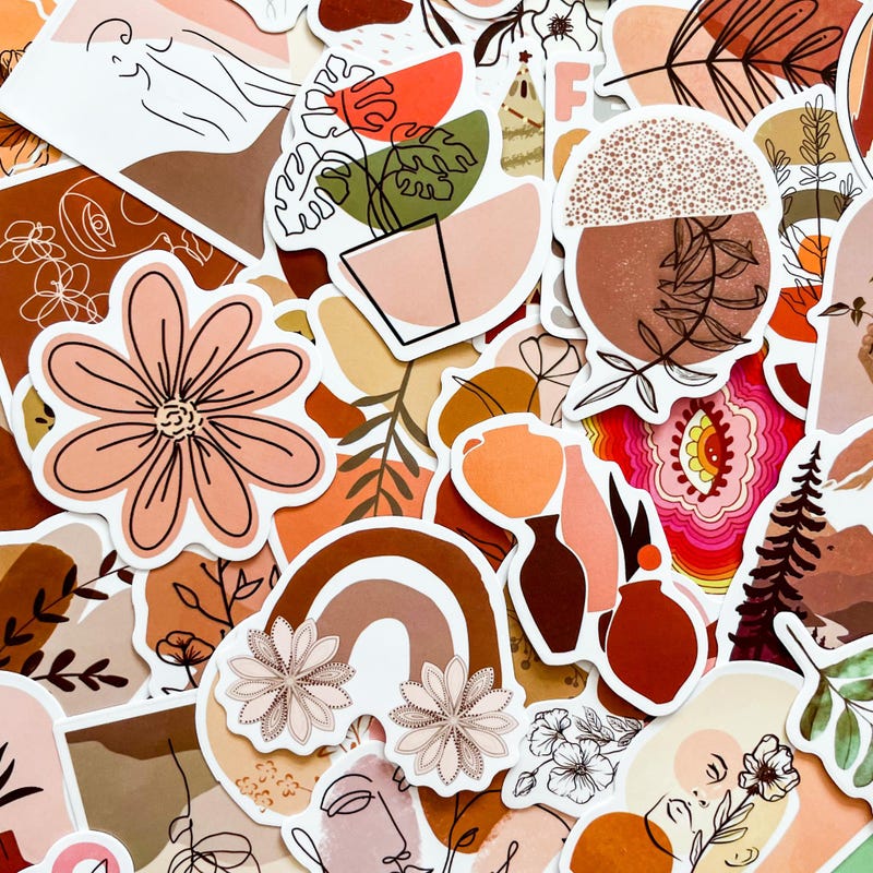 Boho Stickers - Etsy