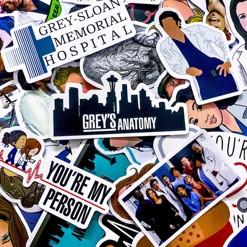 Greys Anatomy Stickers - Etsy