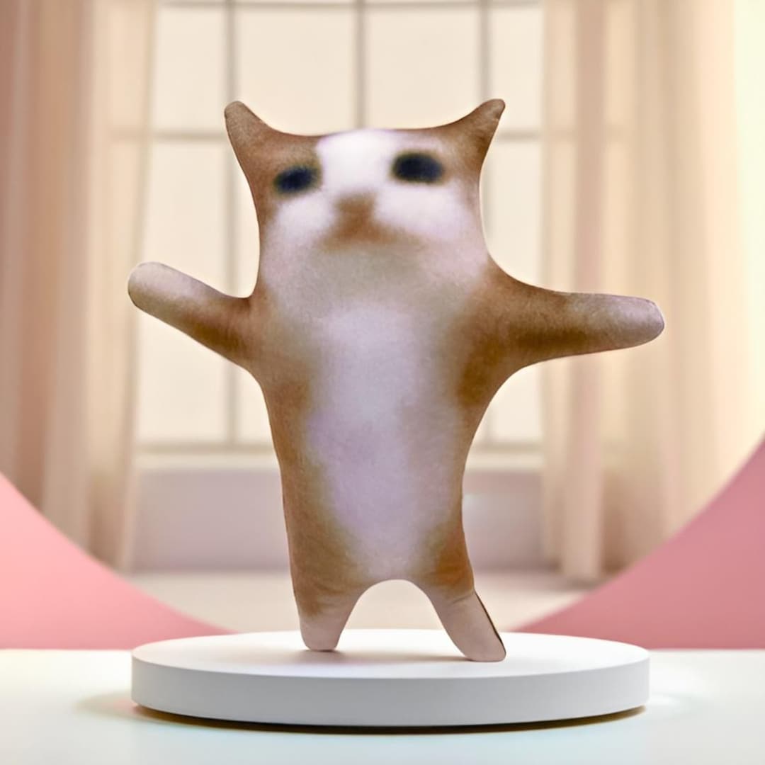 Happy Cat Meme Plush - Etsy