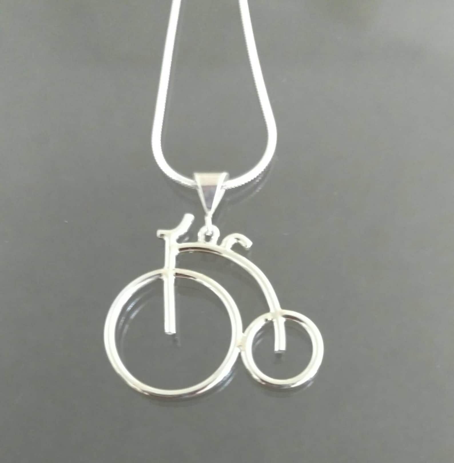 Bicycle Pendant - Etsy