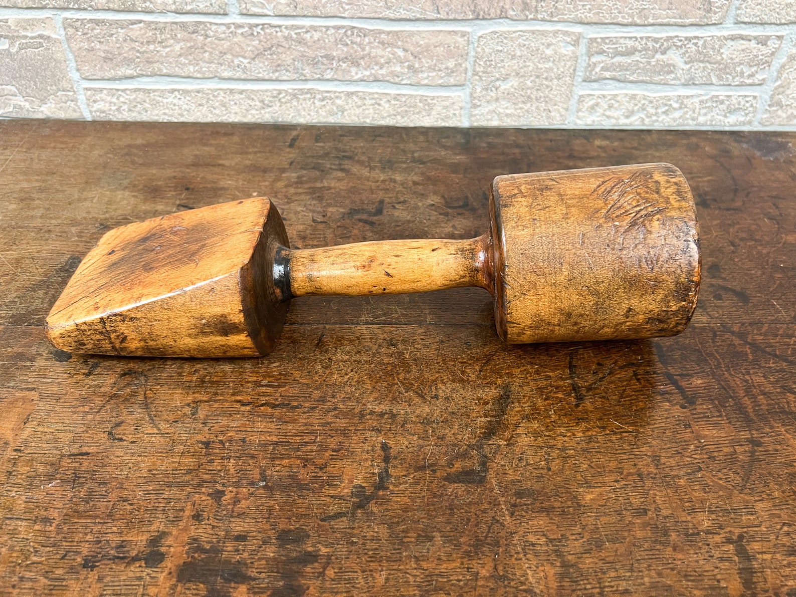 Antique Large Wooden Iron Foundry Sand Casting Tamper Tool. - Etsy