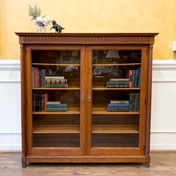 Antique Bookcase - Etsy