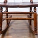 Antique Tiger Oak Wood Rocking Chair American C.1900. - Etsy